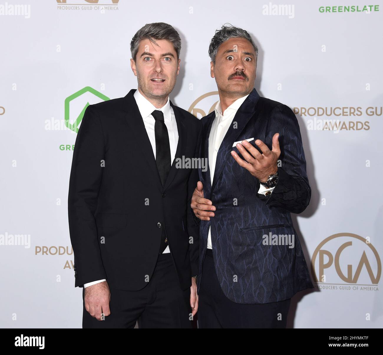 Carthew Neal and Taika Waititi at the 31st Annual Producers Guild ...
