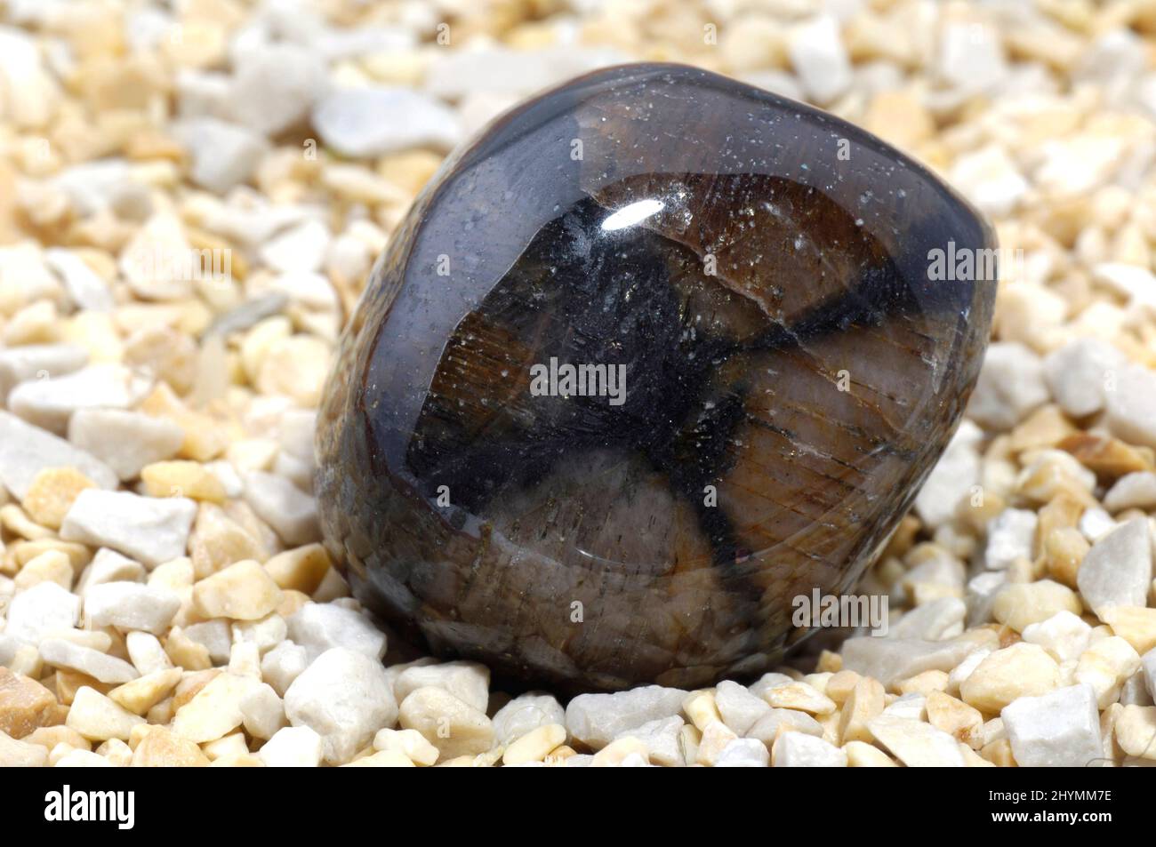 Cross Stone healing stone Stock Photo - Alamy