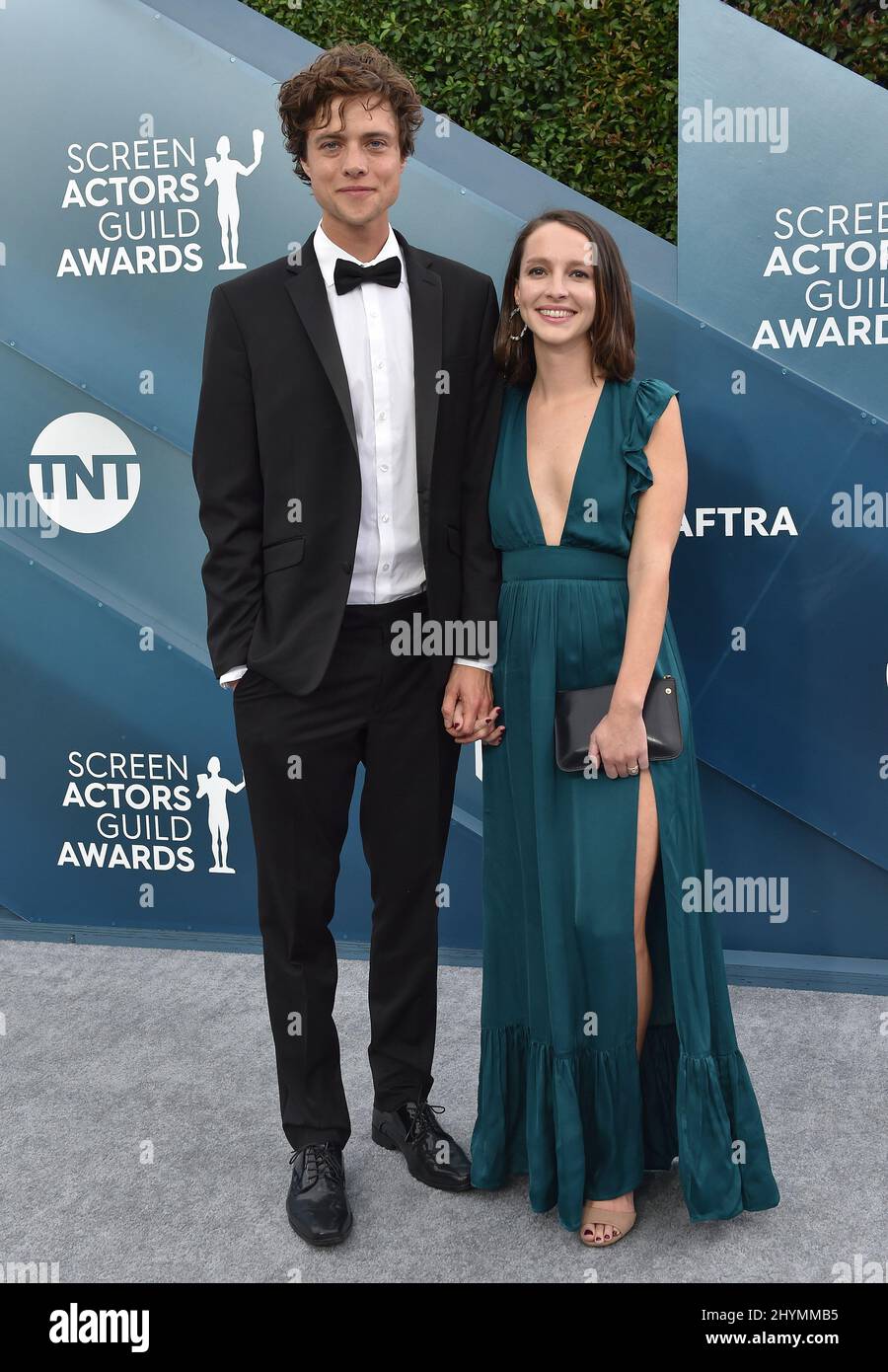 Douglas Smith and Tricia Travis at the 26th Annual Screen Actors Guild ...