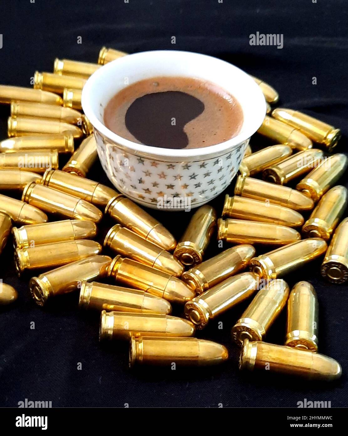 Coffe in War Diffucult times Stock Photo - Alamy