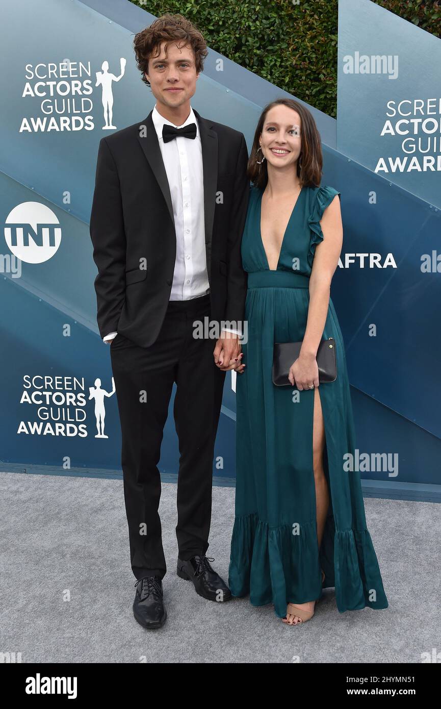 Douglas Smith and Tricia Travis at the 26th Annual Screen Actors Guild ...