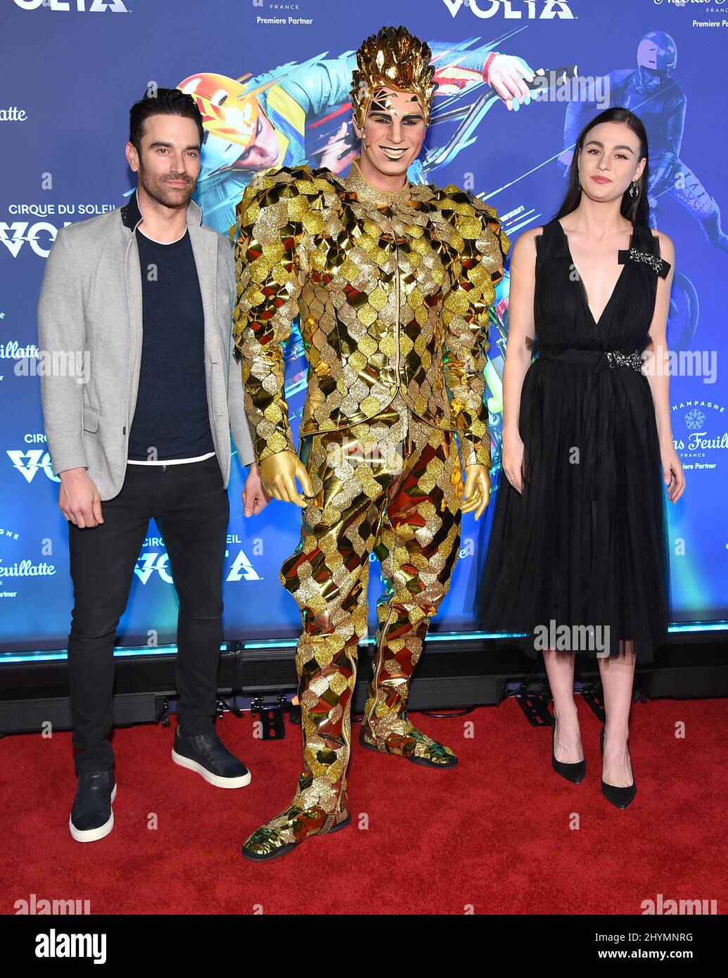 Jeff Gum and Sophie Skelton at Cirque du Soleil's VOLTA Los Angeles ...