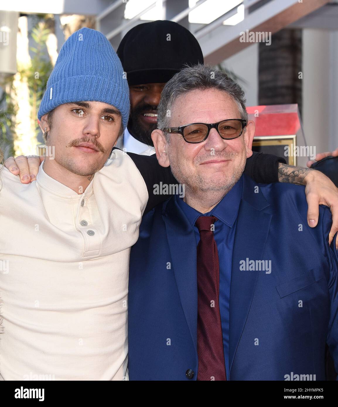 Justin Bieber and Sir Lucian Grainge and Sir Lucian Grainge at his ...