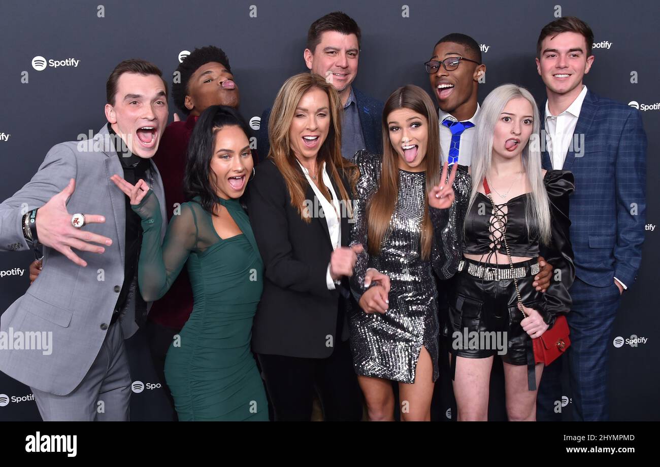 Cast of Netflix's 'Cheer' arriving to the Spotify Best New Artist 2020 ...