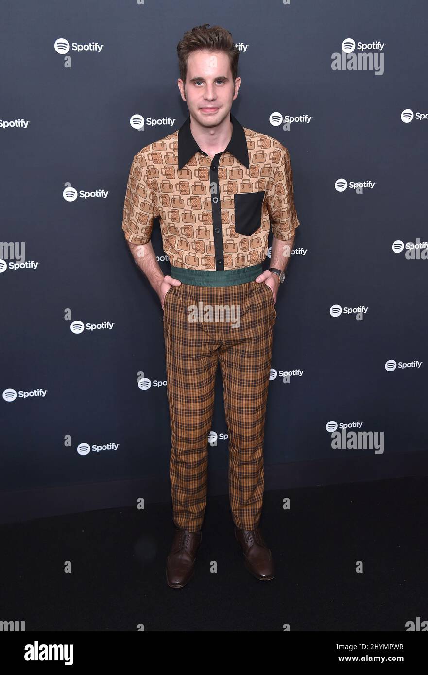 Ben Platt arriving to the Spotify Best New Artist 2020 Party at The Lot ...