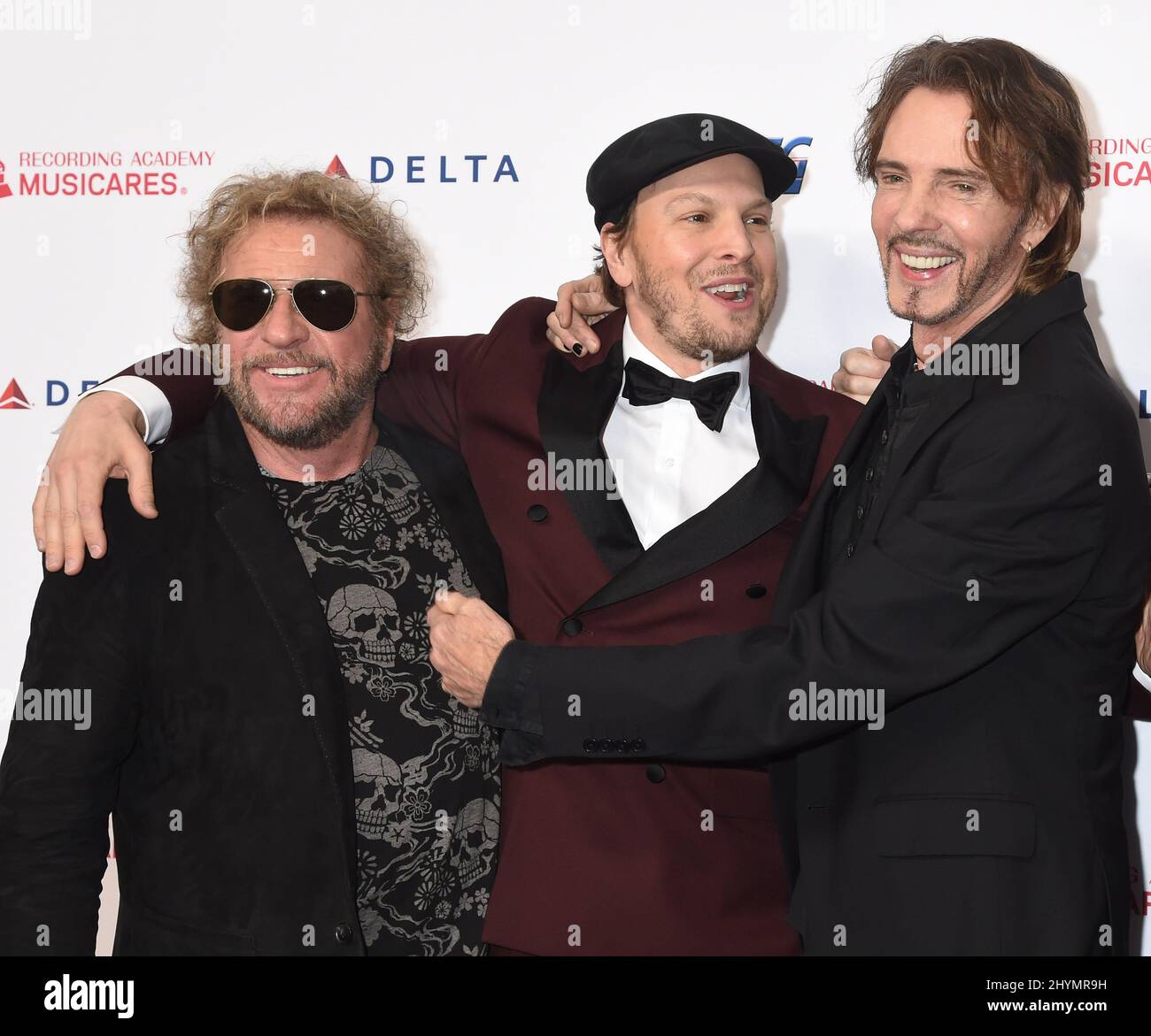Sammy Hagar, Gavin DeGraw and Rick Springfield attending the MusiCares ...