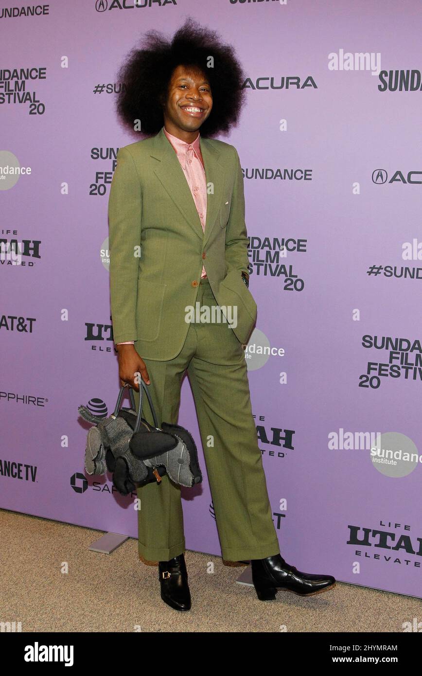 Jeremy O. Harris at the premiere of "Zola" during the 2020 Sundance ...