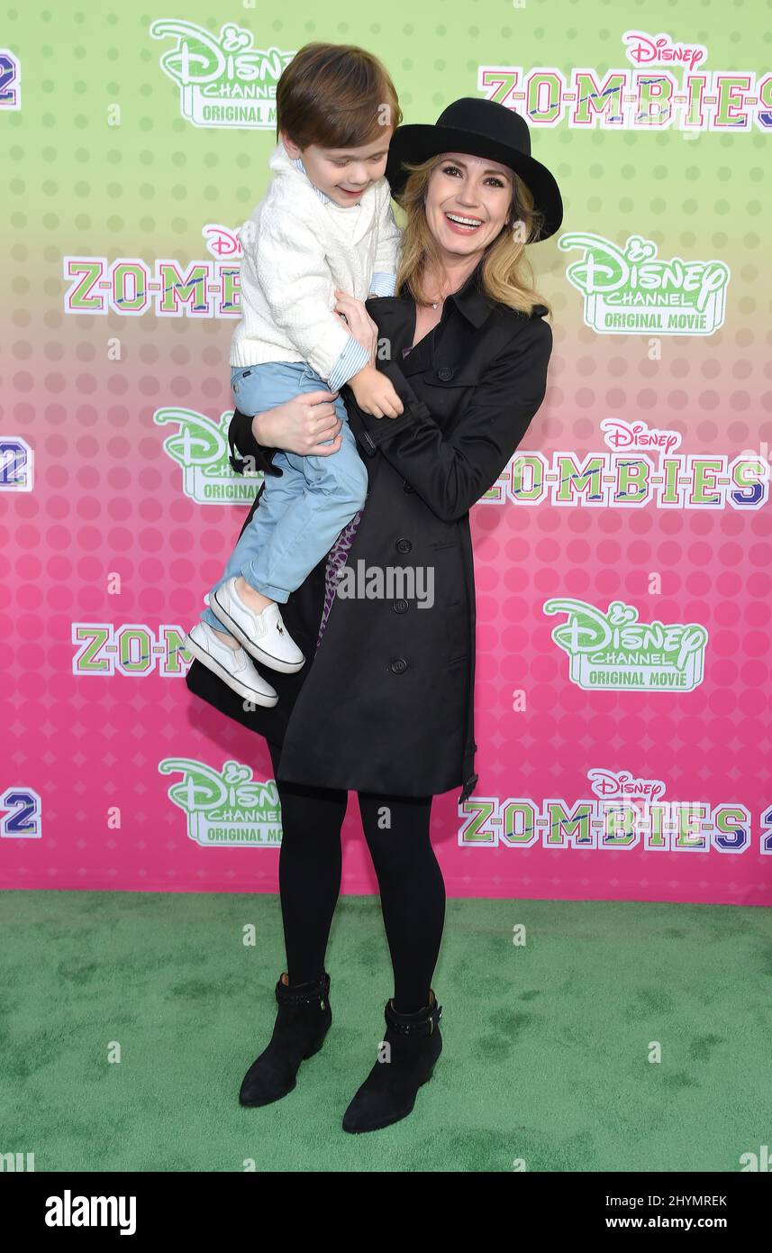 Ashley Jones and Hayden Joel Henricks arriving to the Disney Channel ...