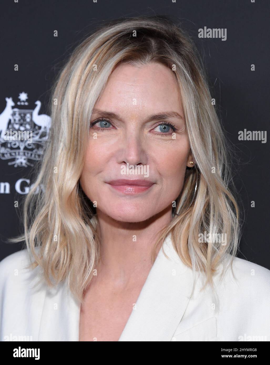 Michelle Pfeiffer arriving to the G'€™Day USA 2020 at Beverly Wilshire ...