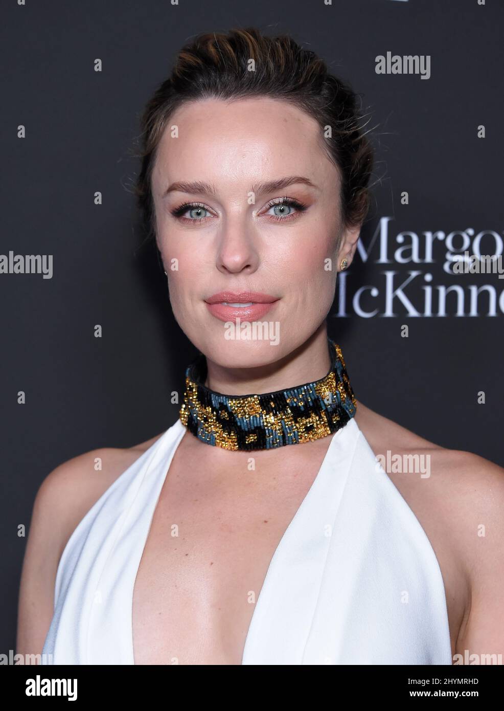 Jessica McNamee arriving to the G'Day USA 2020 at Beverly Wilshire ...