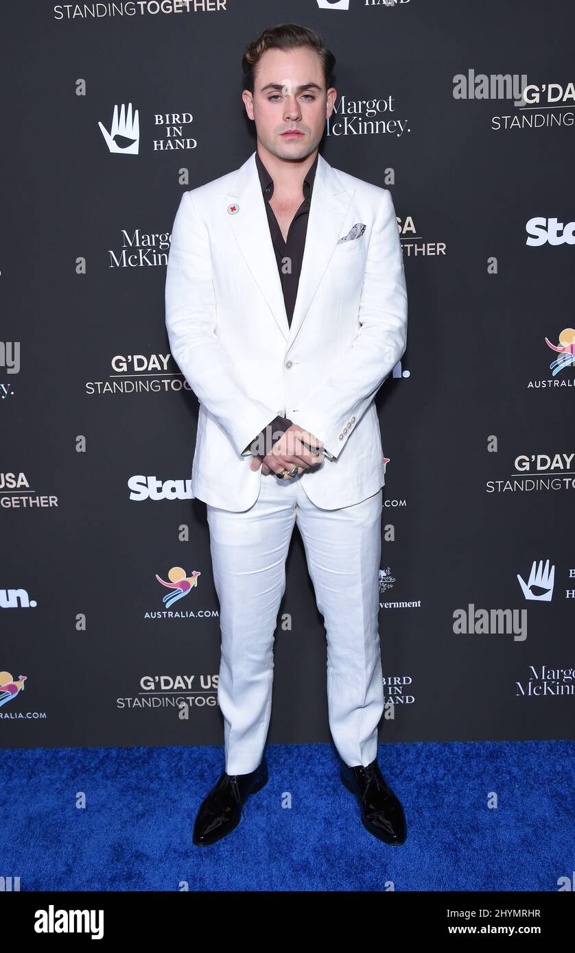Dacre Montgomery arriving to the G'Day USA 2020 at Beverly Wilshire ...