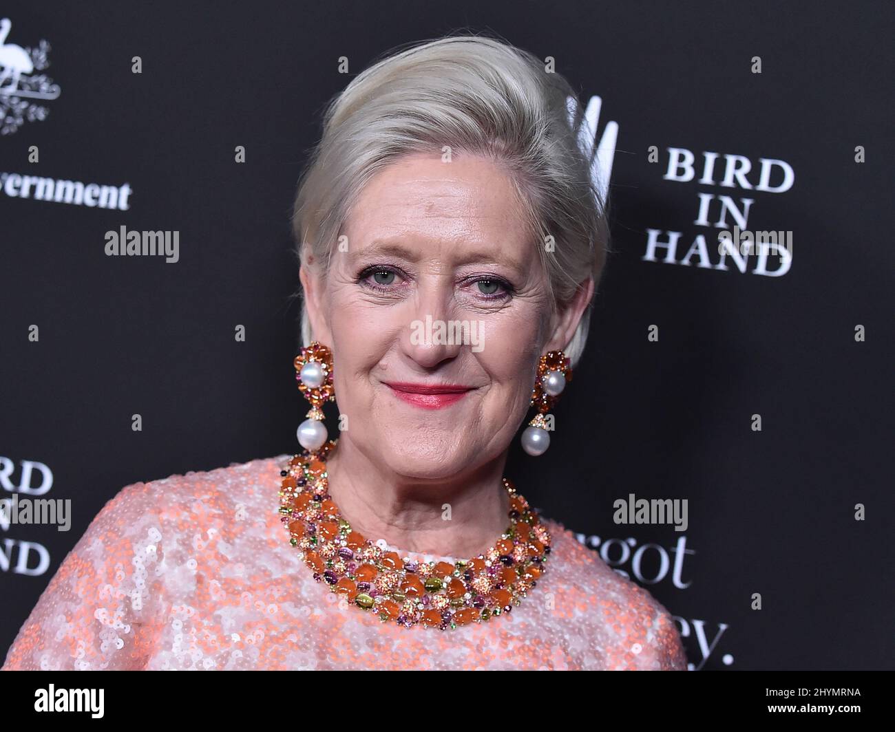 Margot McKinney arriving to the G'€™Day USA 2020 at Beverly Wilshire ...