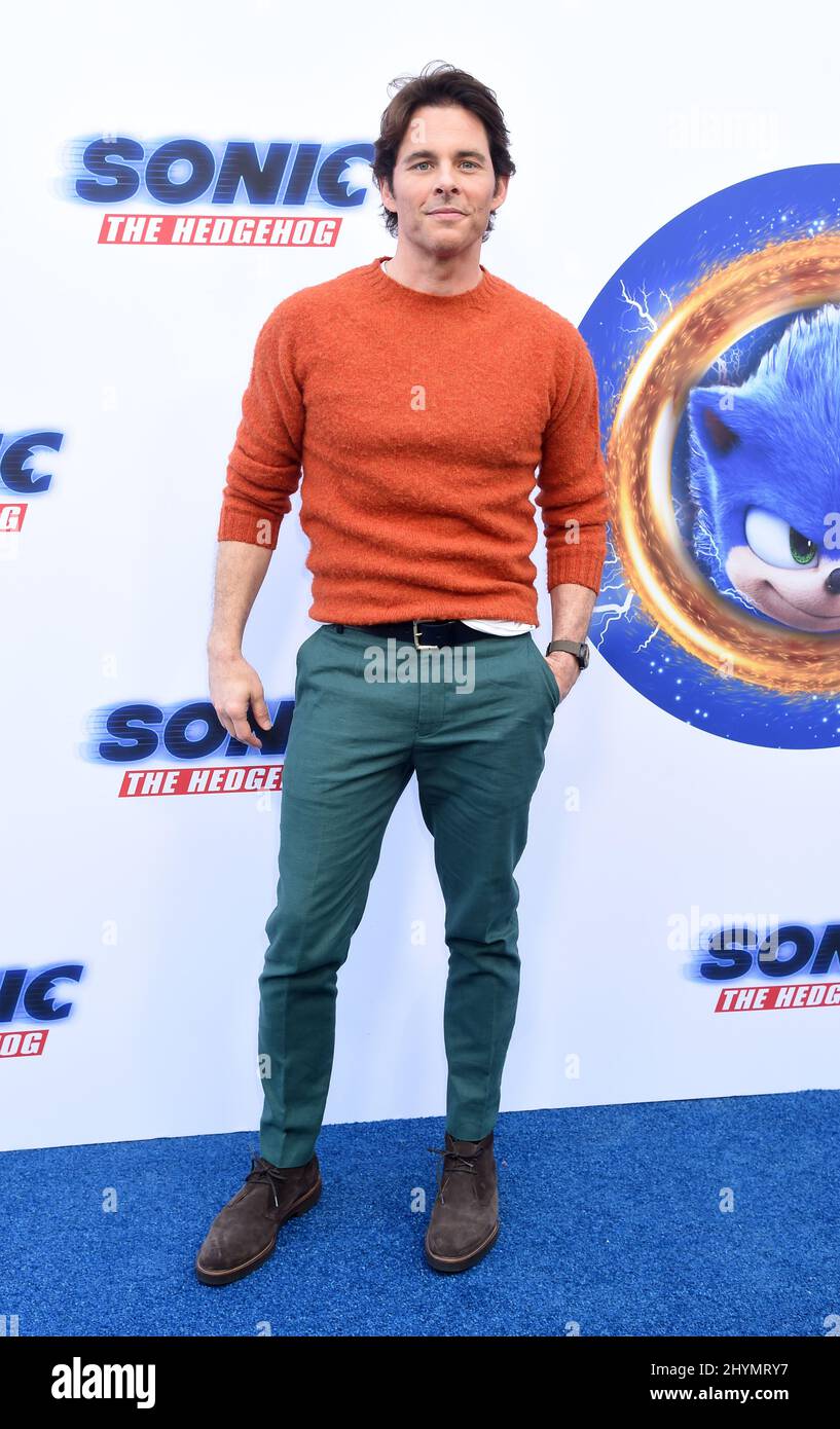 James Marsden at the "Sonic The Hedgehog" Family Day Event held at ...