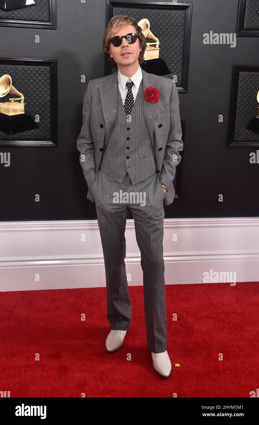 Beck attending the 2020 GRAMMY Awards held at Staples Center in Los ...