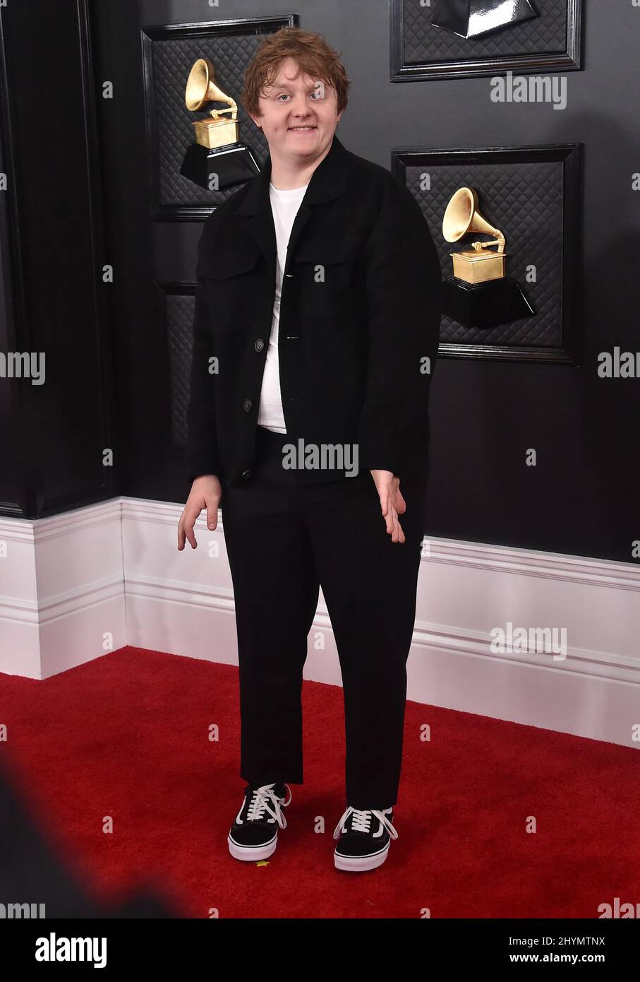 Lewis Capaldi attending the 2020 GRAMMY Awards held at Staples Center ...