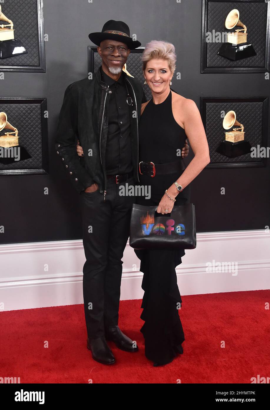 Keb' Mo' and Robbie Brooks Moore attending the 2020 GRAMMY Awards held ...