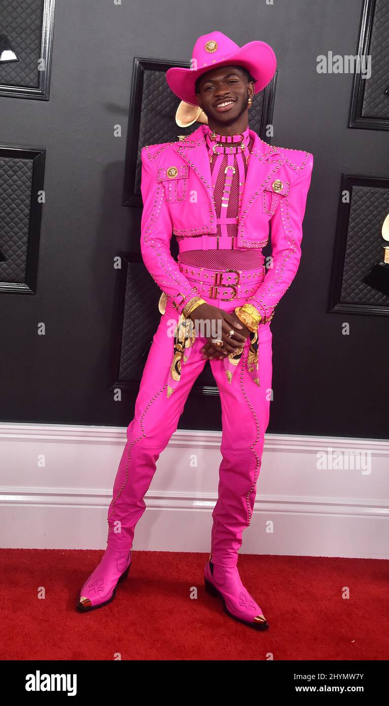 Lil Nas X attending the 2020 GRAMMY Awards held at Staples Center in ...