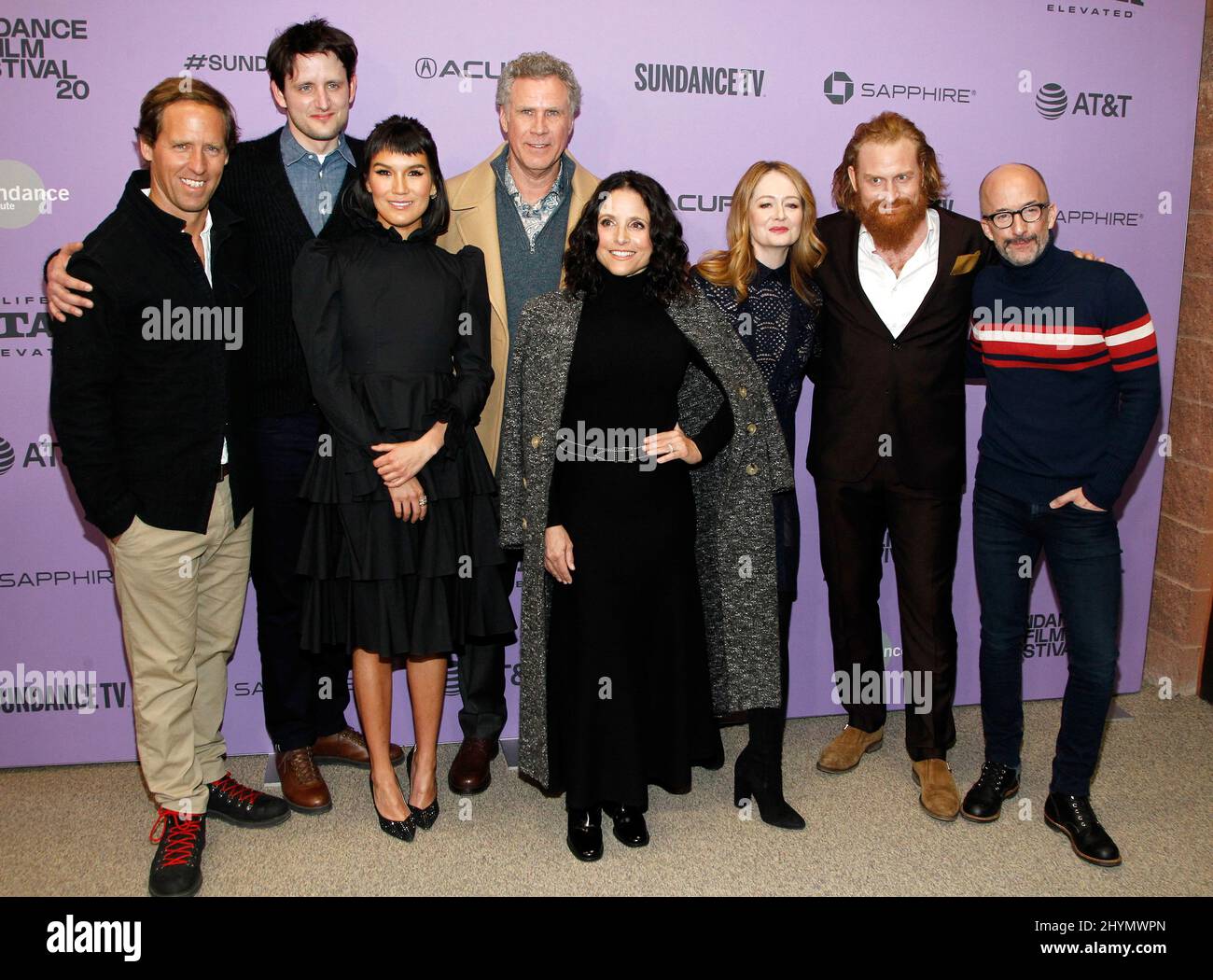 Nat Faxon, Zach Woods, Zoe Chao, Will Ferrell, Julia Louis-Dreyfus ...