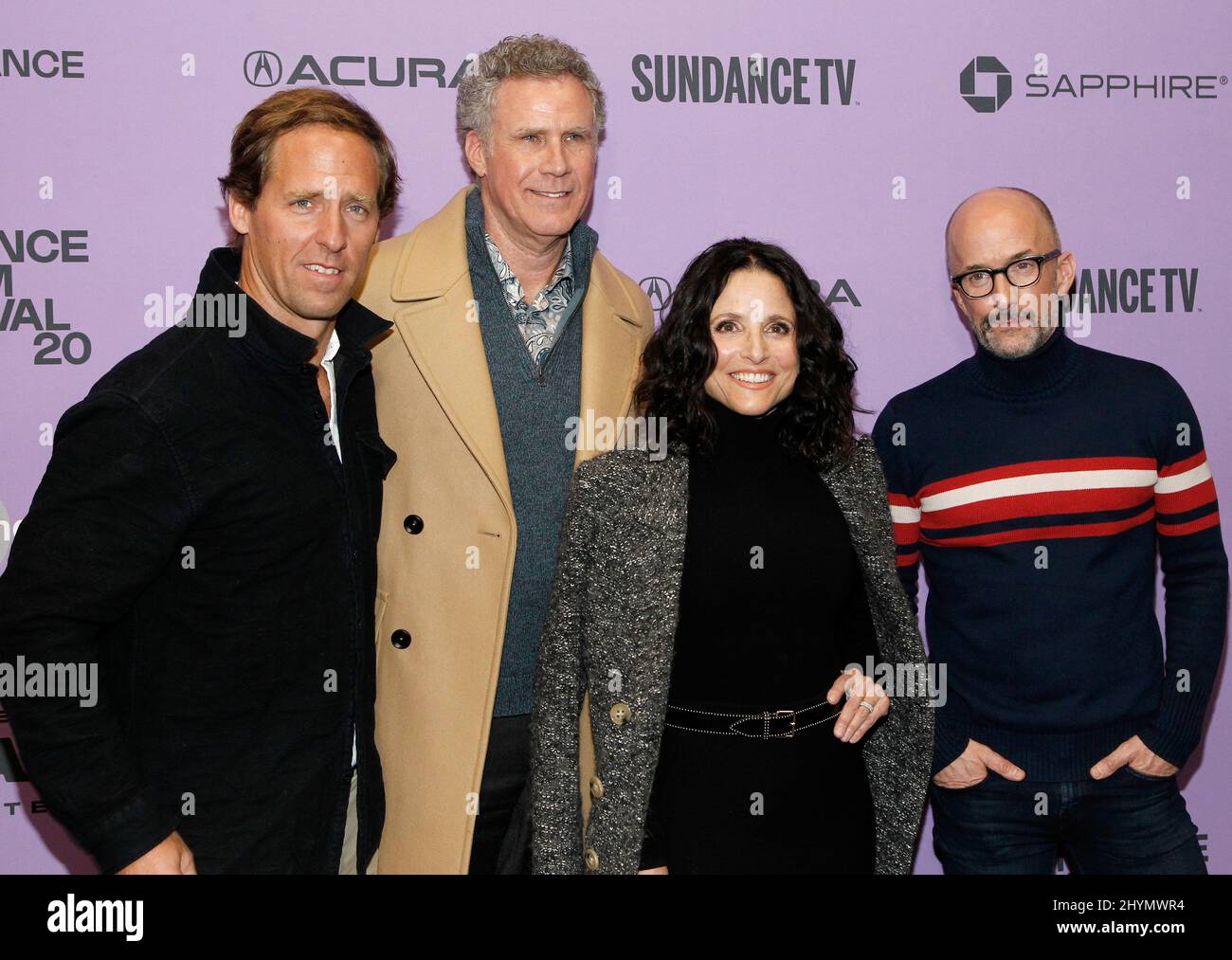 Nat Faxon, Will Ferrell, Julia Louis-Dreyfus and Jim Rash at the ...