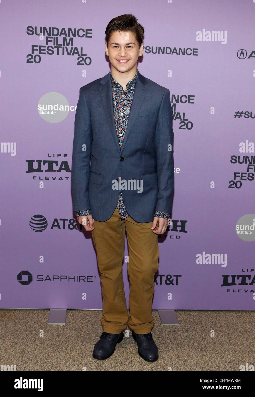 Ammon Jacob Ford at the premiere of "Downhill" during the 2020 Sundance ...