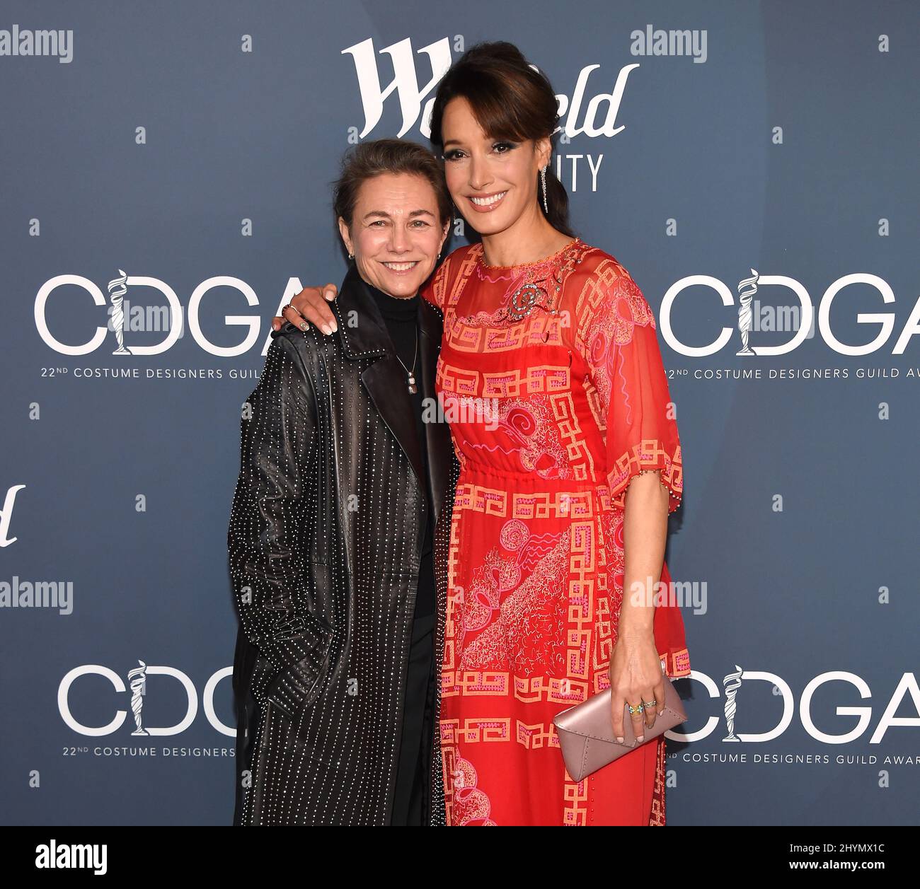 Ilene Chaiken and Jennifer Beals at the 22nd Costume Designers Guild ...