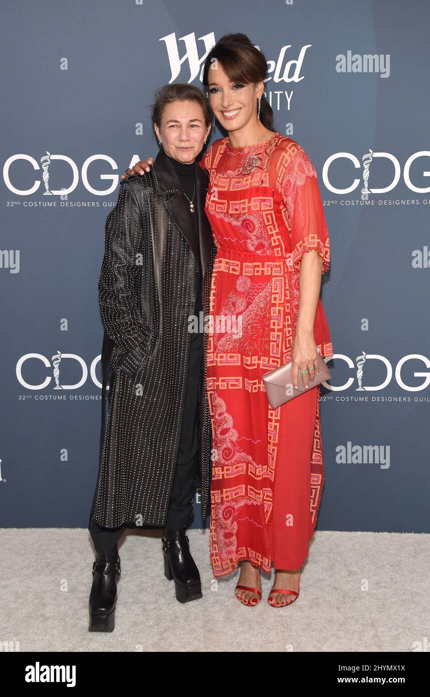 Ilene Chaiken and Jennifer Beals at the 22nd Costume Designers Guild ...