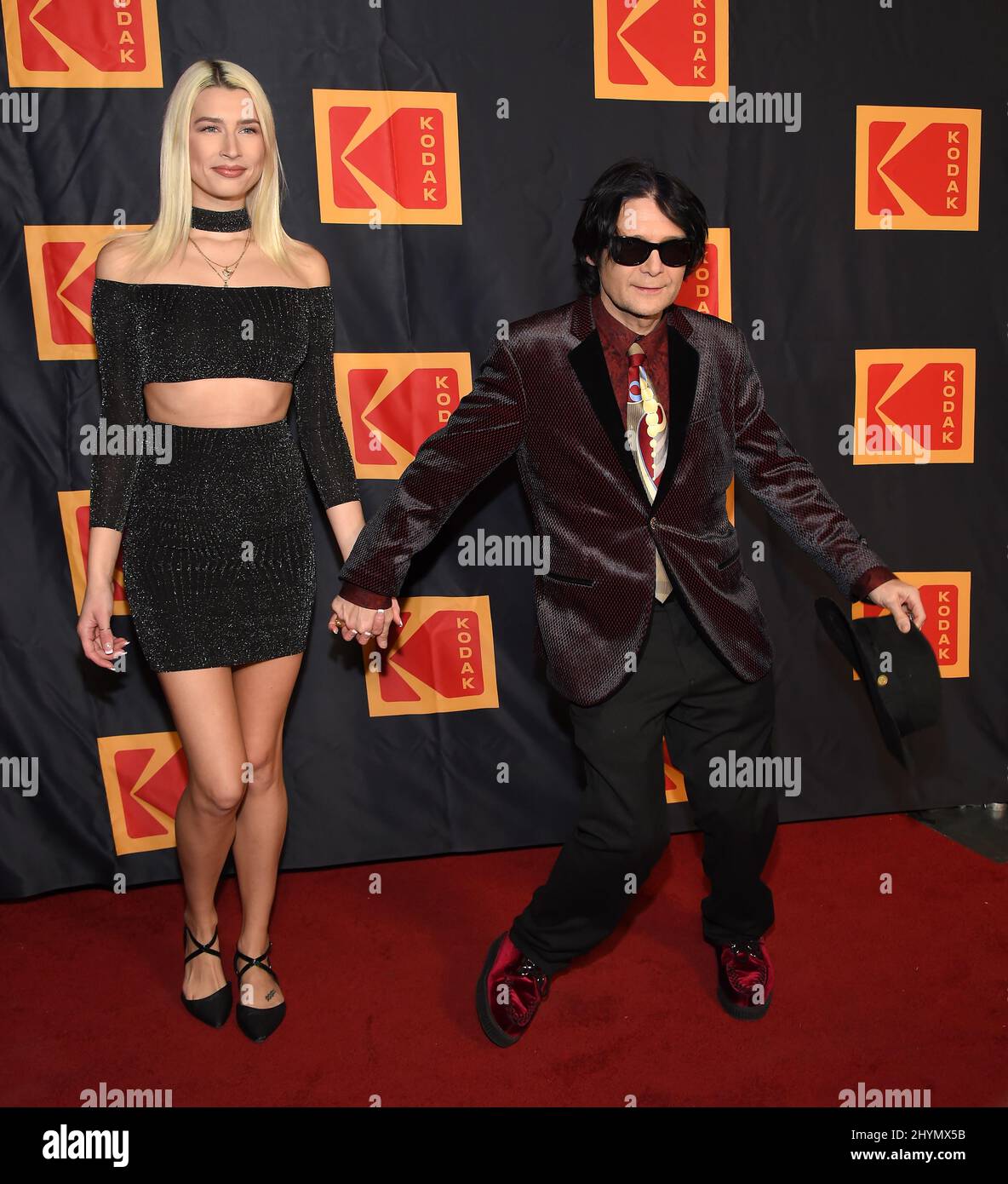 Courtney Anne Mitchell and Corey Feldman arriving to the 4th Annual ...
