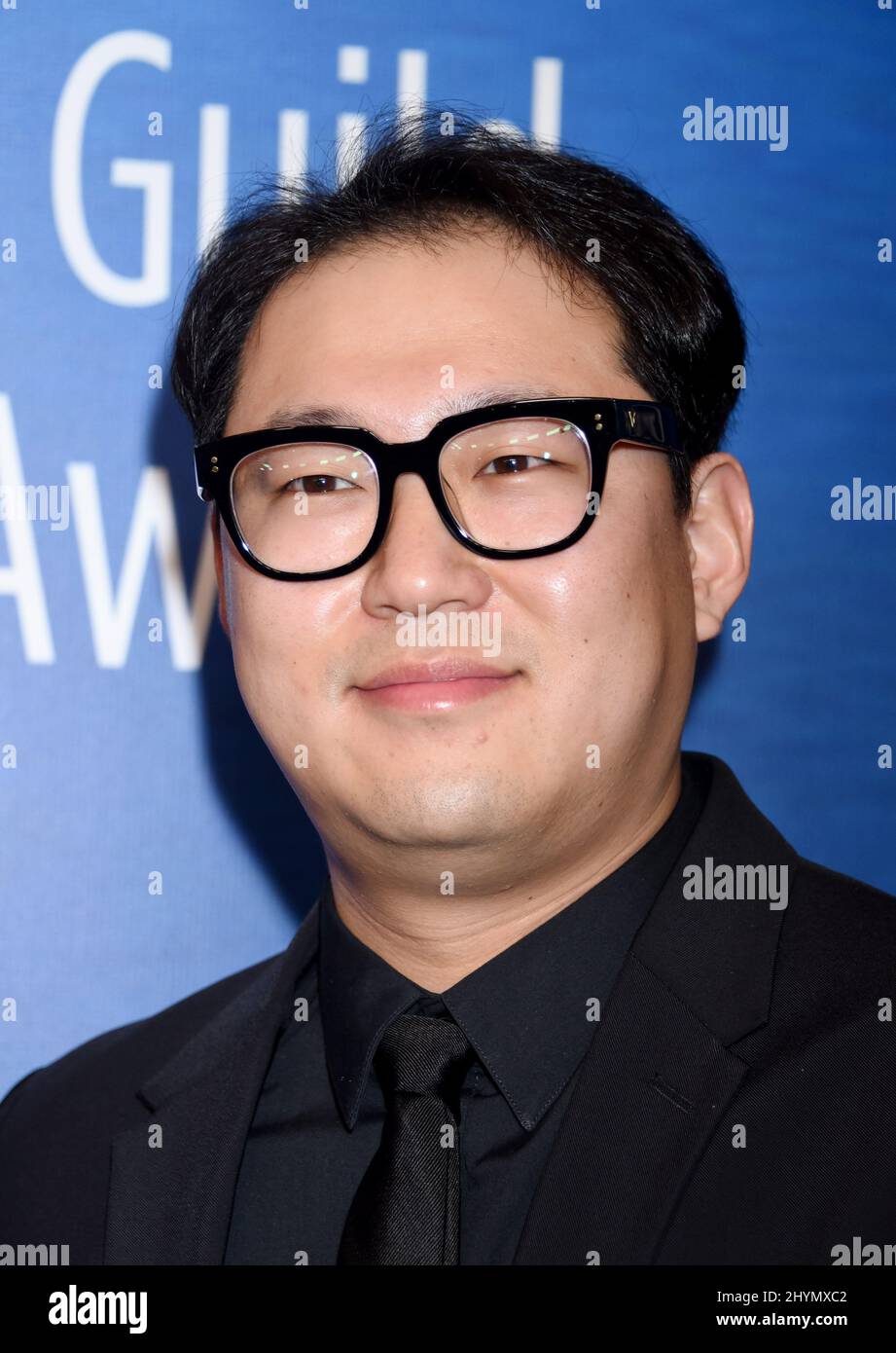 Han Jin Won attending the 2020 Writers Guild Award in Los Angeles ...