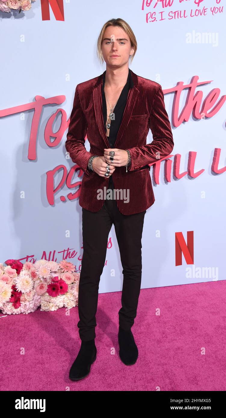 Luke Eisner at the "To All the Boys: P.S. I Still Love" premiere held ...