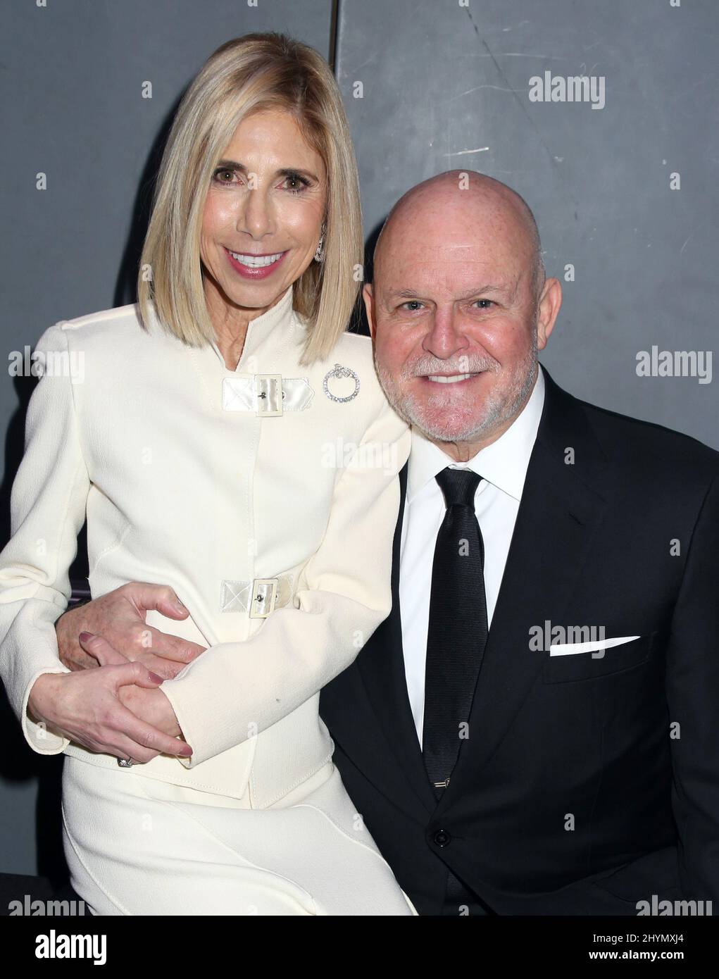 Jane Dorian & Ron Raines backstage at Jerry Herman: A Celebration held ...