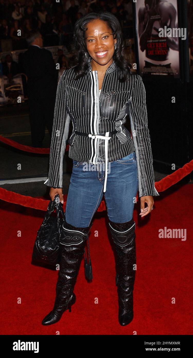 Regina King attends the 'Get Rich Or Die Tryin' World Premiere in ...
