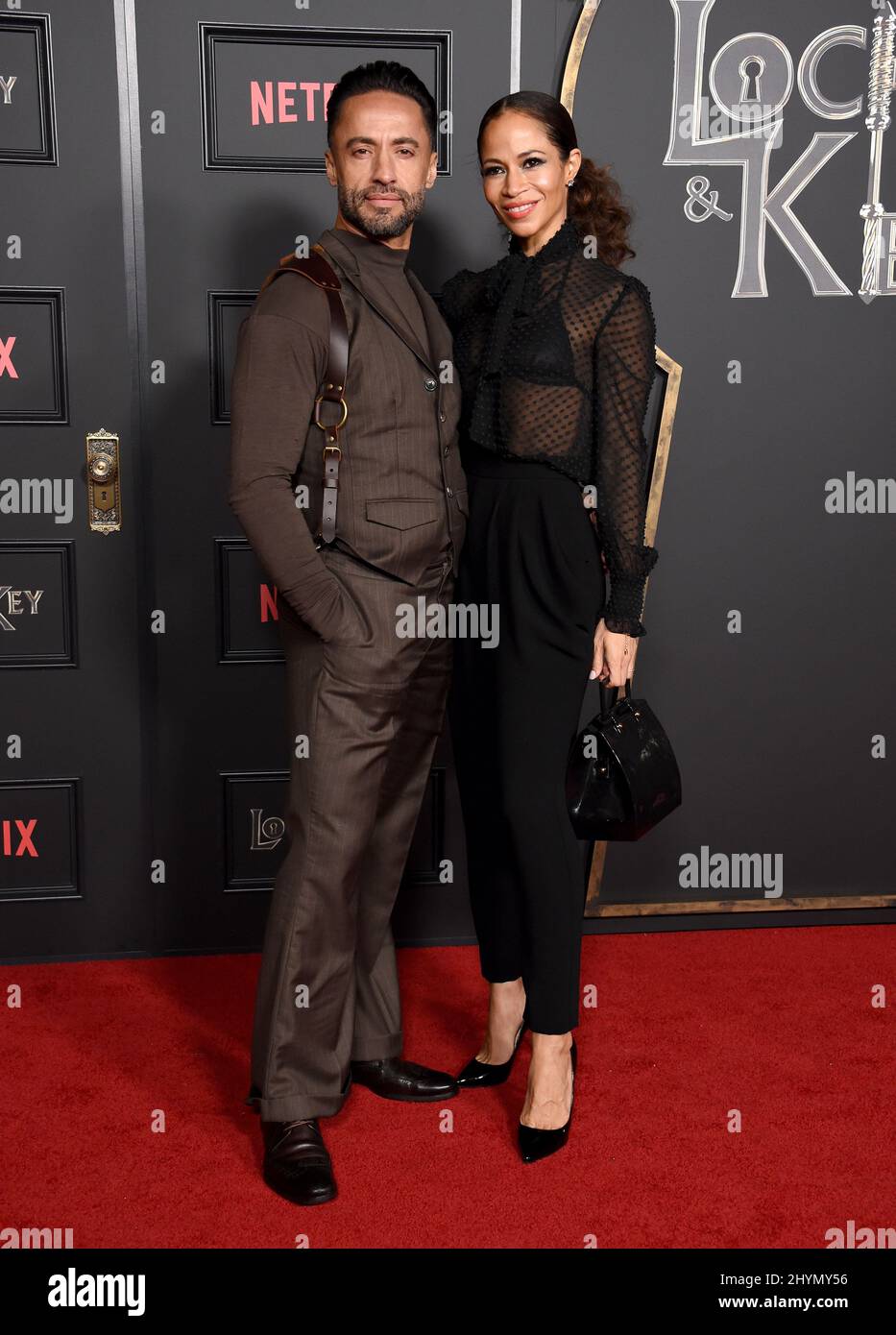 Sherri Saum and Kamar de los Reyes at Netflix's "Locke and Key ...