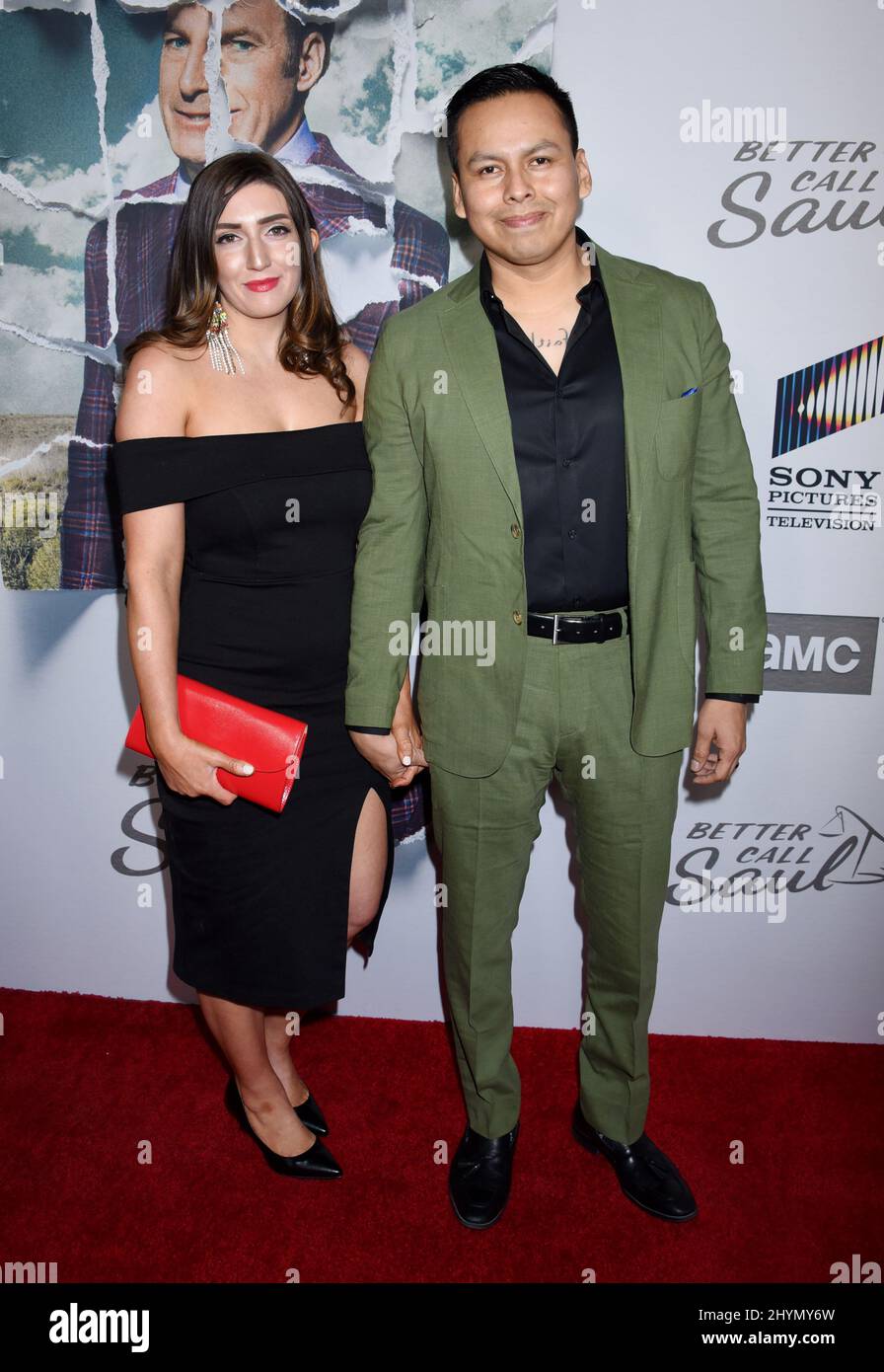 Jeremiah Bitsui and Alex Bitsui at AMC's "Better Call Saul" Season 5 ...