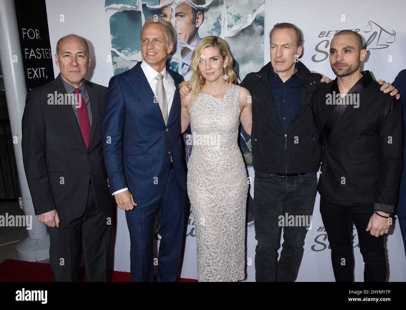 Javier Grajeda, Patrick Fabian, Rhea Seehorn, Bob Odenkirk and Michael ...