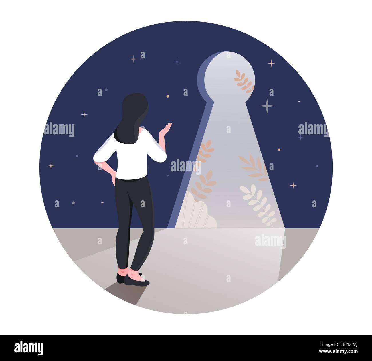 Self discovery concept Stock Vector Image & Art - Alamy Self discovery concept Stock Vector Image & Art - Alamy