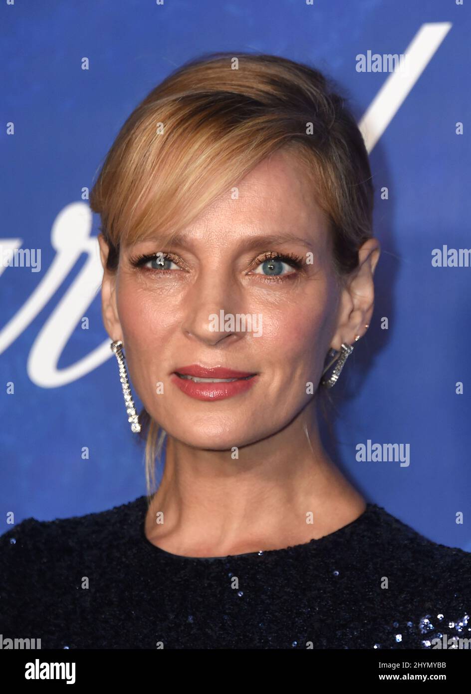 Uma Thurman at the 2020 Hollywood for the Global Ocean Gala Honoring ...
