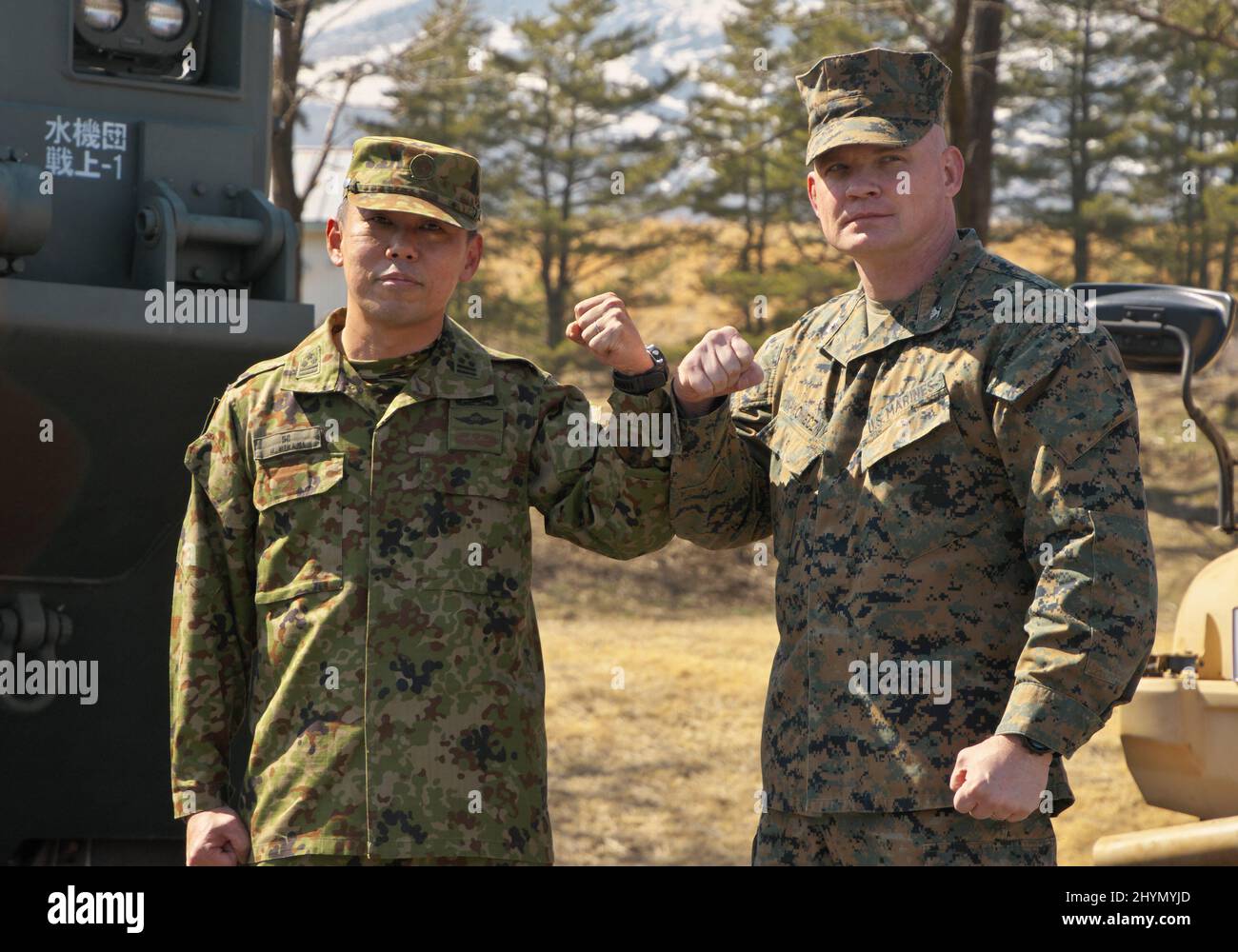 Gotemba, Japan. 15th Mar, 2022. Commanding officer of the 31st Marine ...