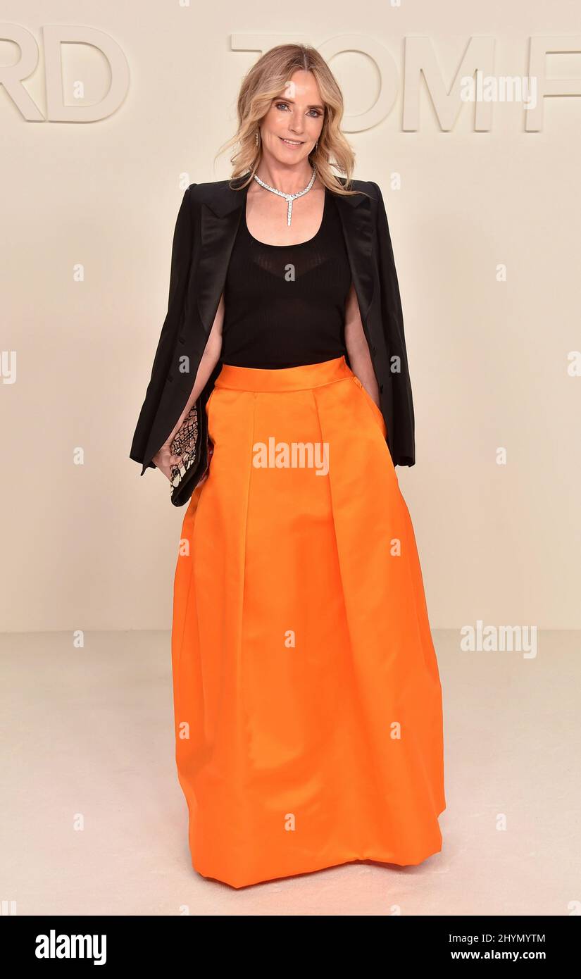 Debbie Pshebnisiki at the Tom Ford AW20 show held at Milk Studios on ...