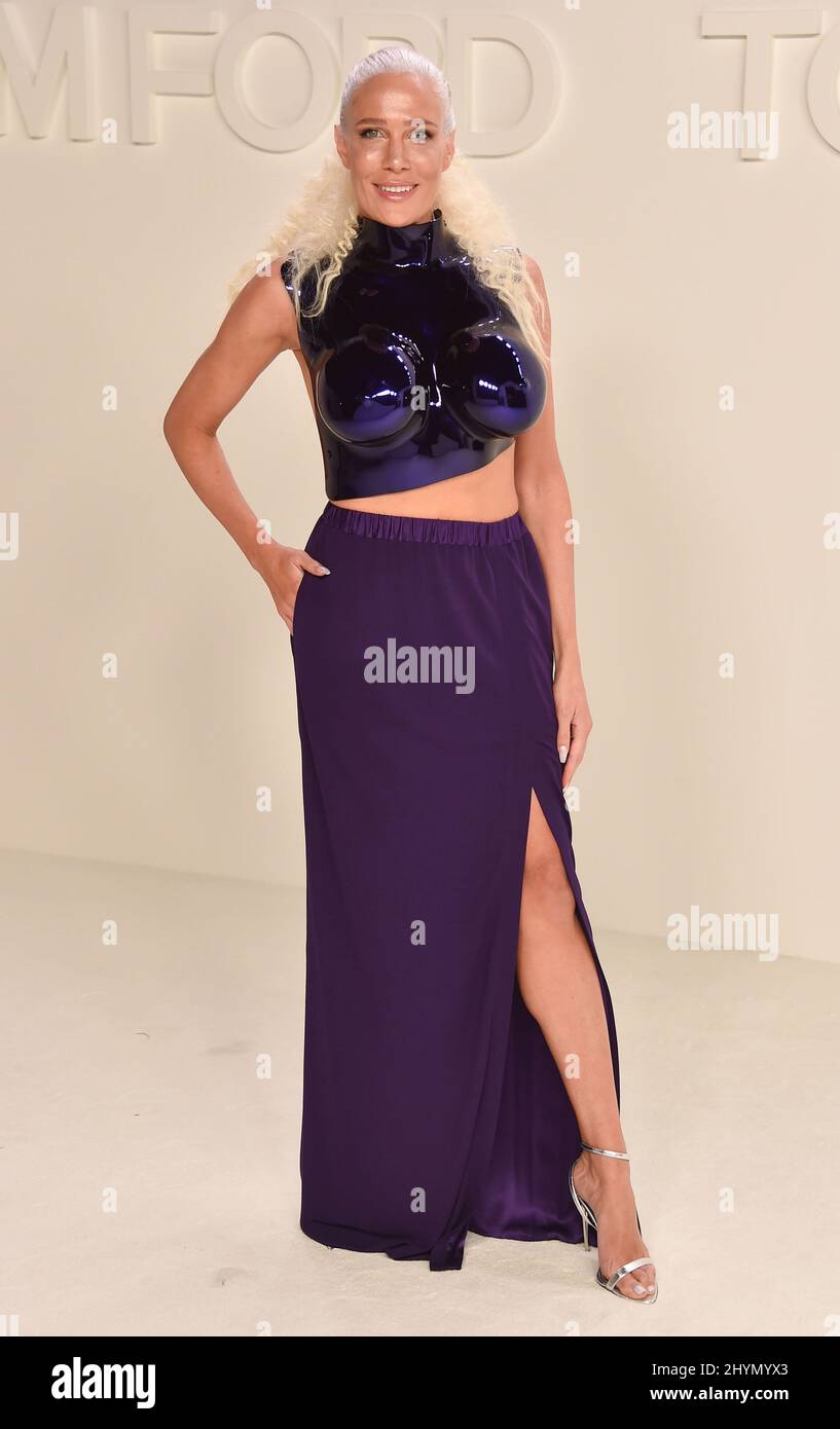 Desiree Busnelli at the Tom Ford AW20 show held at Milk Studios on ...