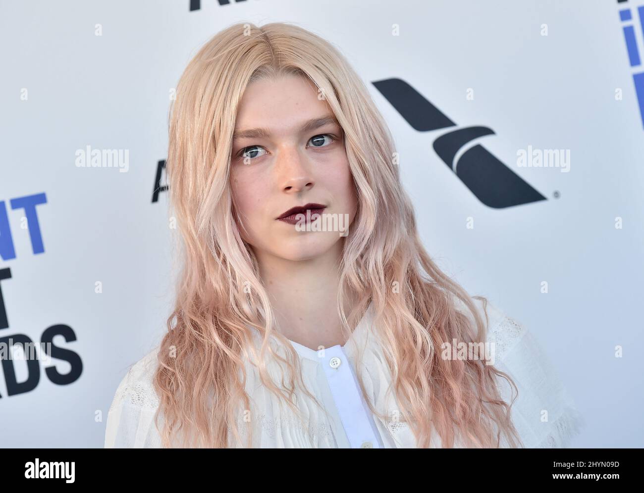 Hunter Schafer at the 2020 Film Independent Spirit Awards held at the ...