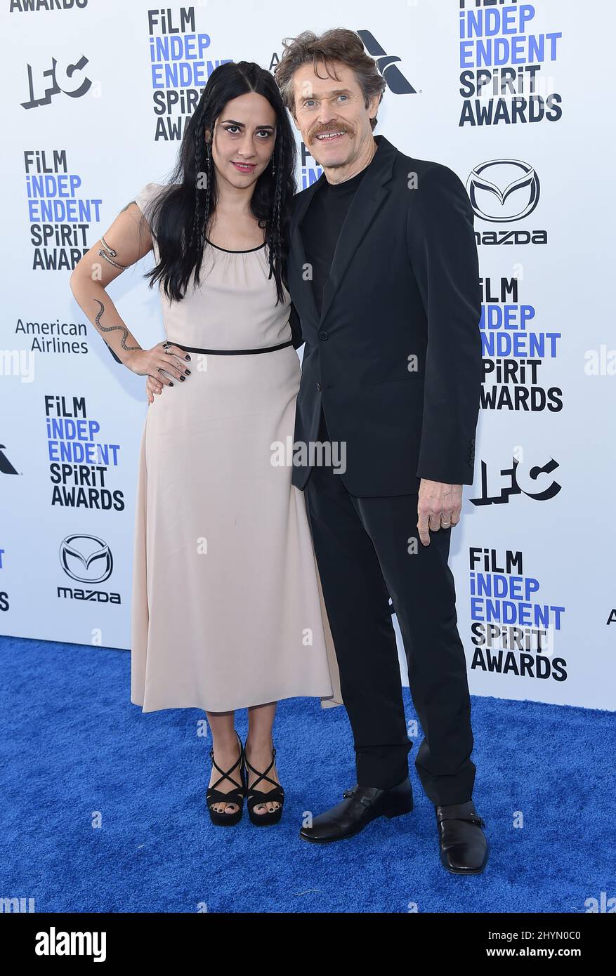 Giada Colagrande and Willem Dafoe at the 2020 Film Independent Spirit ...