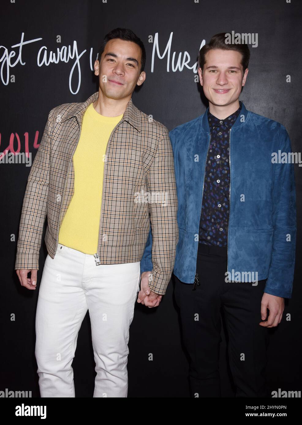 Conrad Ricamora and Joshua Cockream at the "How To Get Away With Murder ...