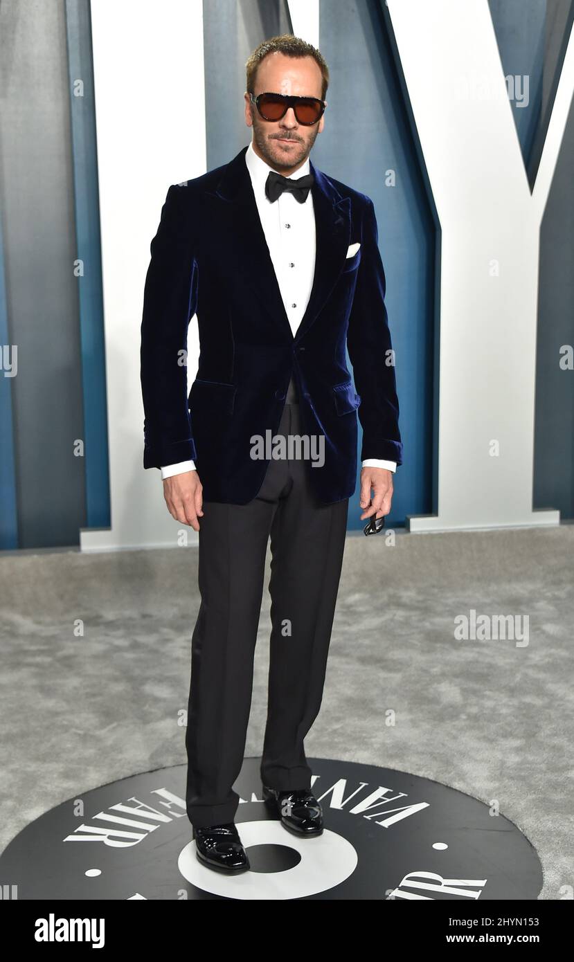 Tom Ford at the Vanity Fair Oscar Party 2020 held at the Wallis ...