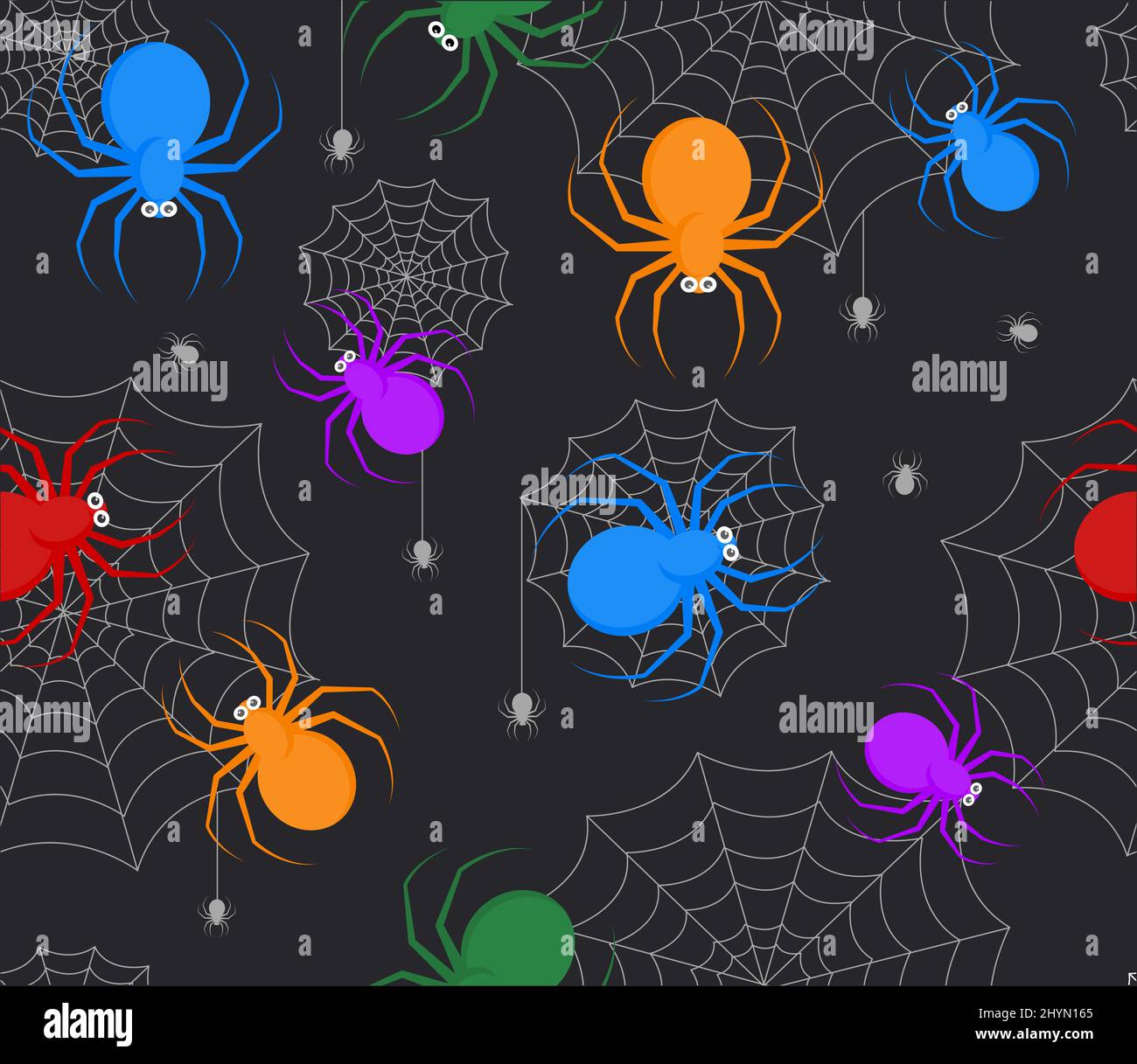 Colorful spiders Stock Vector Images - Alamy