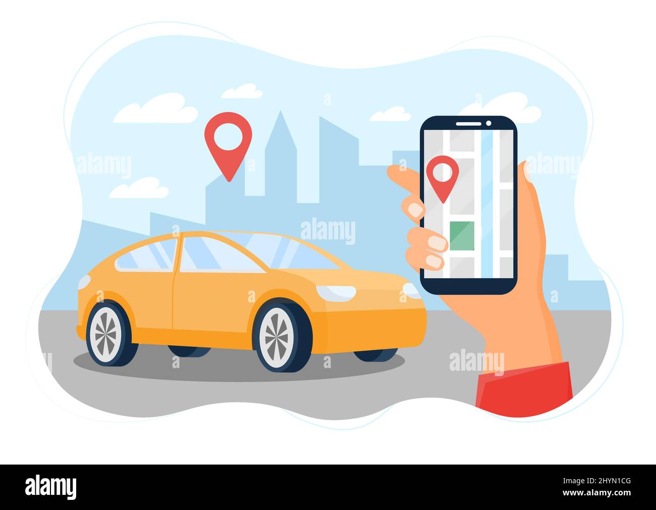 Modern taxi service Stock Vector Image & Art - Alamy