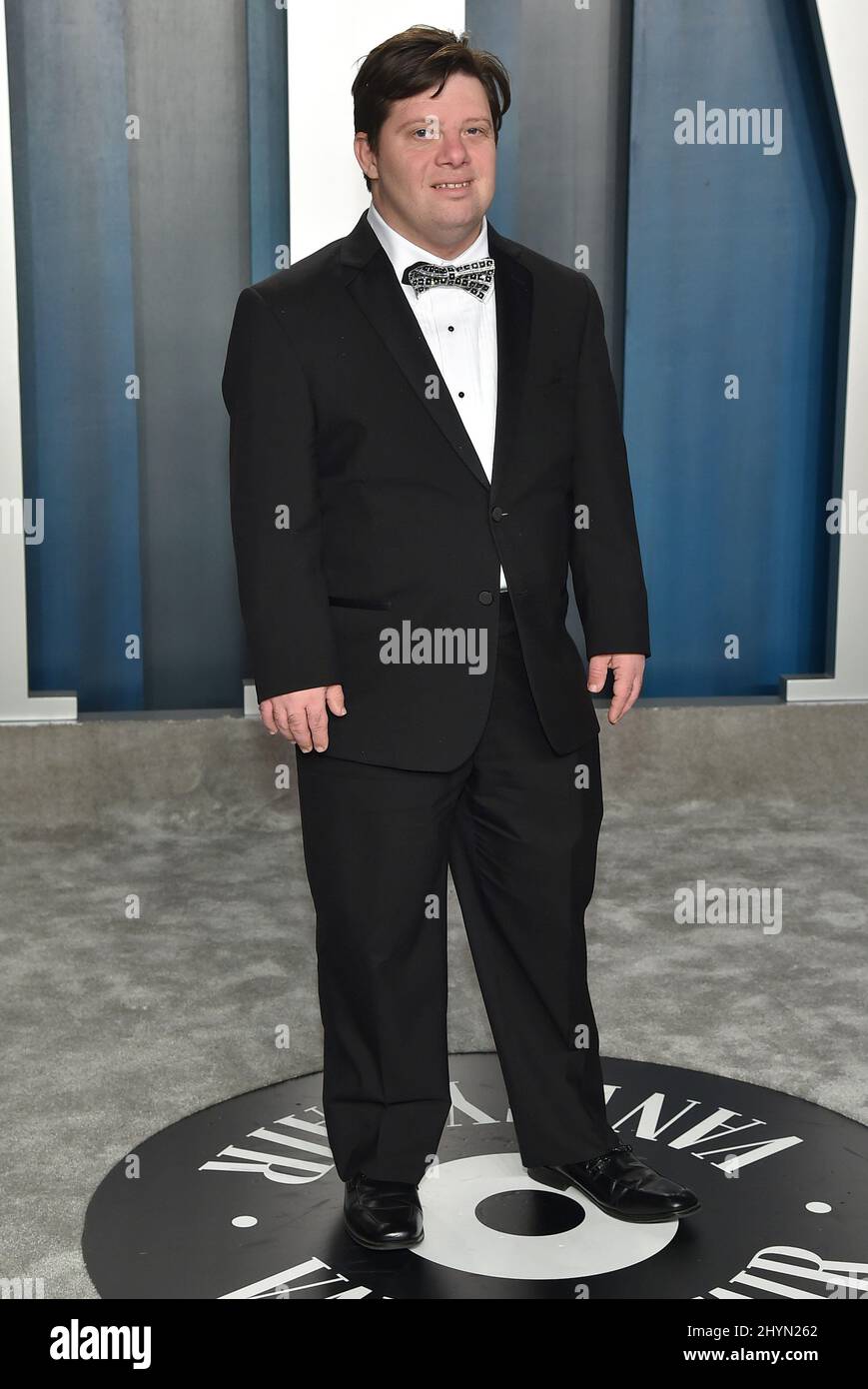 Zack Gottsagen attending the Vanity Fair Oscar Party 2020 held at the ...