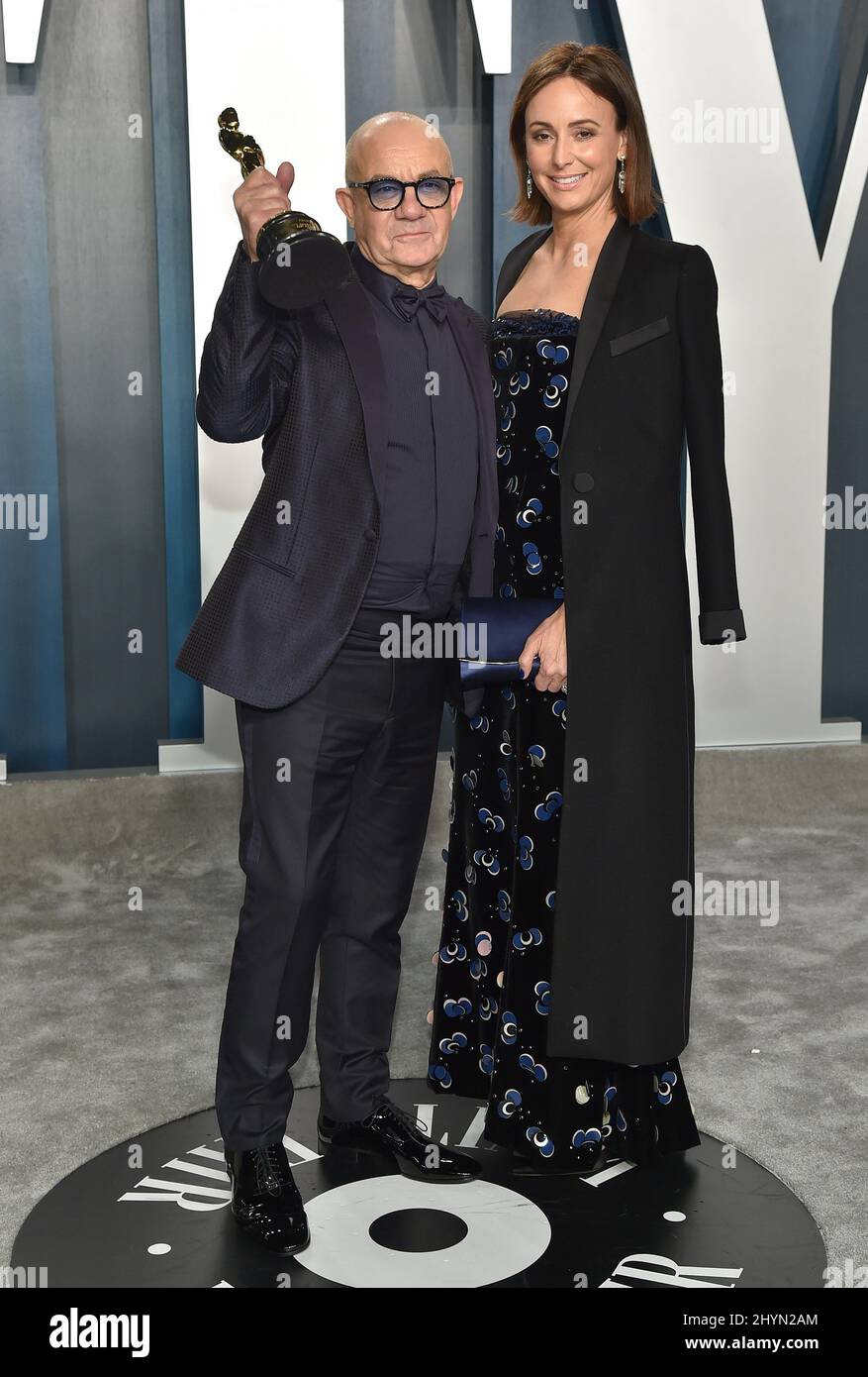 Heather Lynn Hodgins Kidd and Bernie Taupin attending the Vanity Fair ...