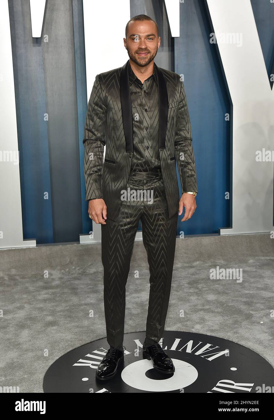 Jesse Williams attending the Vanity Fair Oscar Party 2020 held at the ...