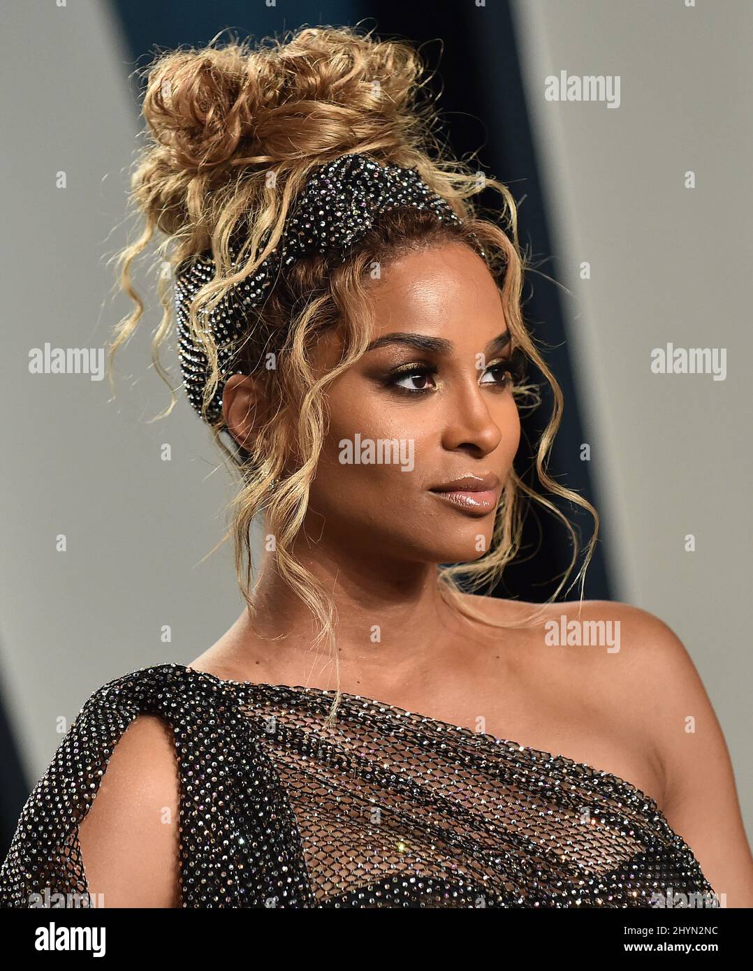 Ciara attending the Vanity Fair Oscar Party 2020 held at the Wallis ...