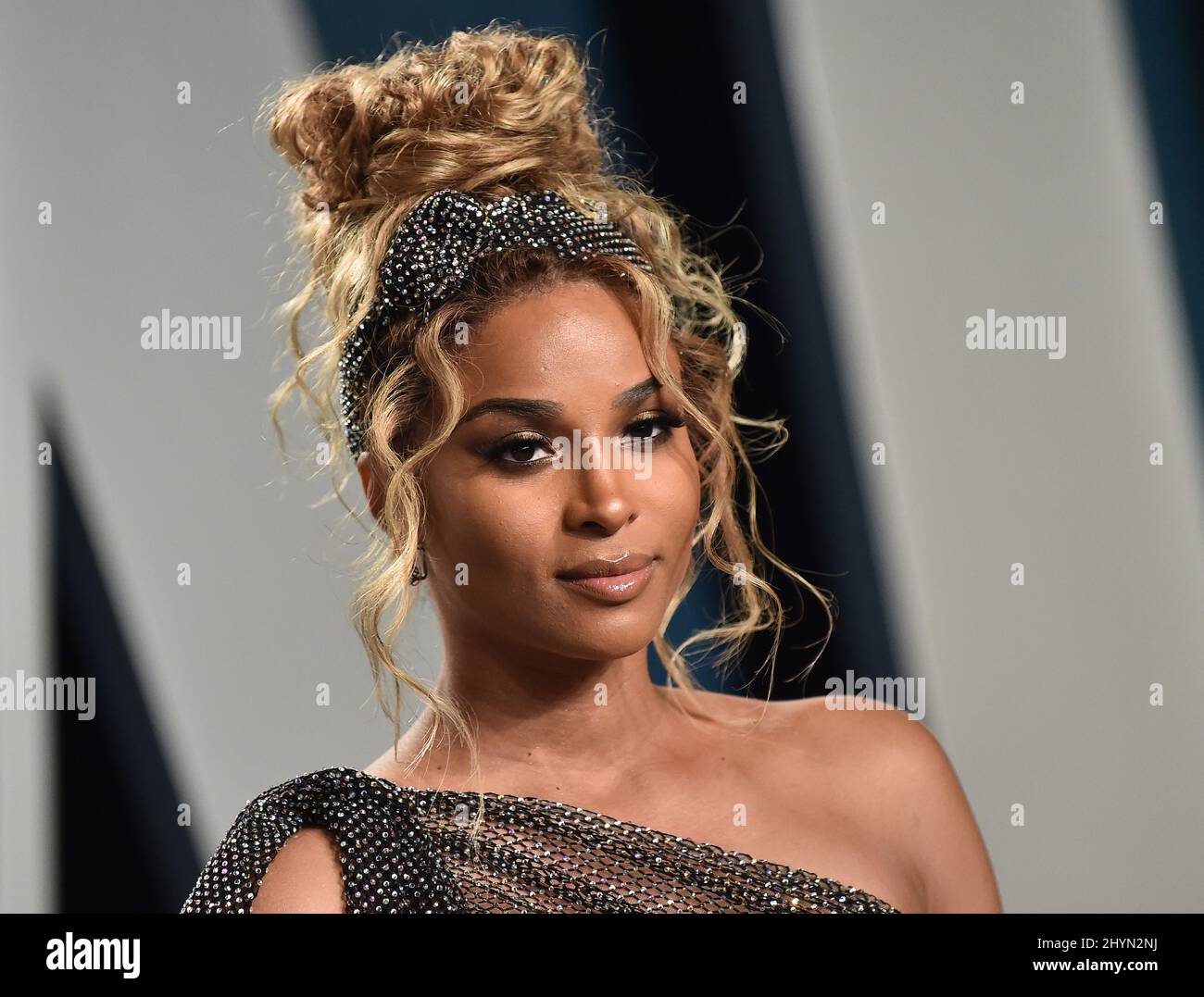 Ciara attending the Vanity Fair Oscar Party 2020 held at the Wallis ...